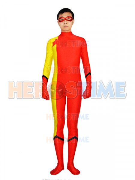 Dc Comics Red Star Red And Yellow Superhero Costume